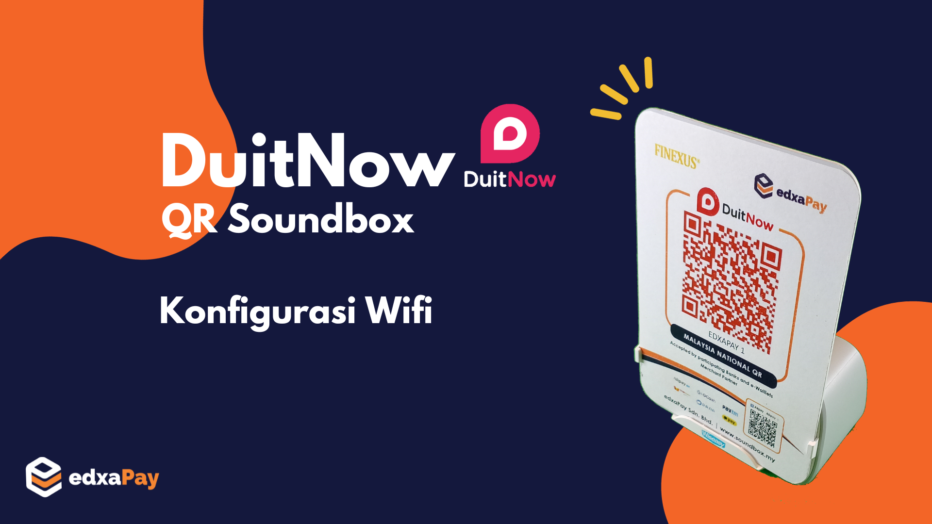 Tutorial 3: Cara Setup Wifi - Soundbox QR Code DuitNow